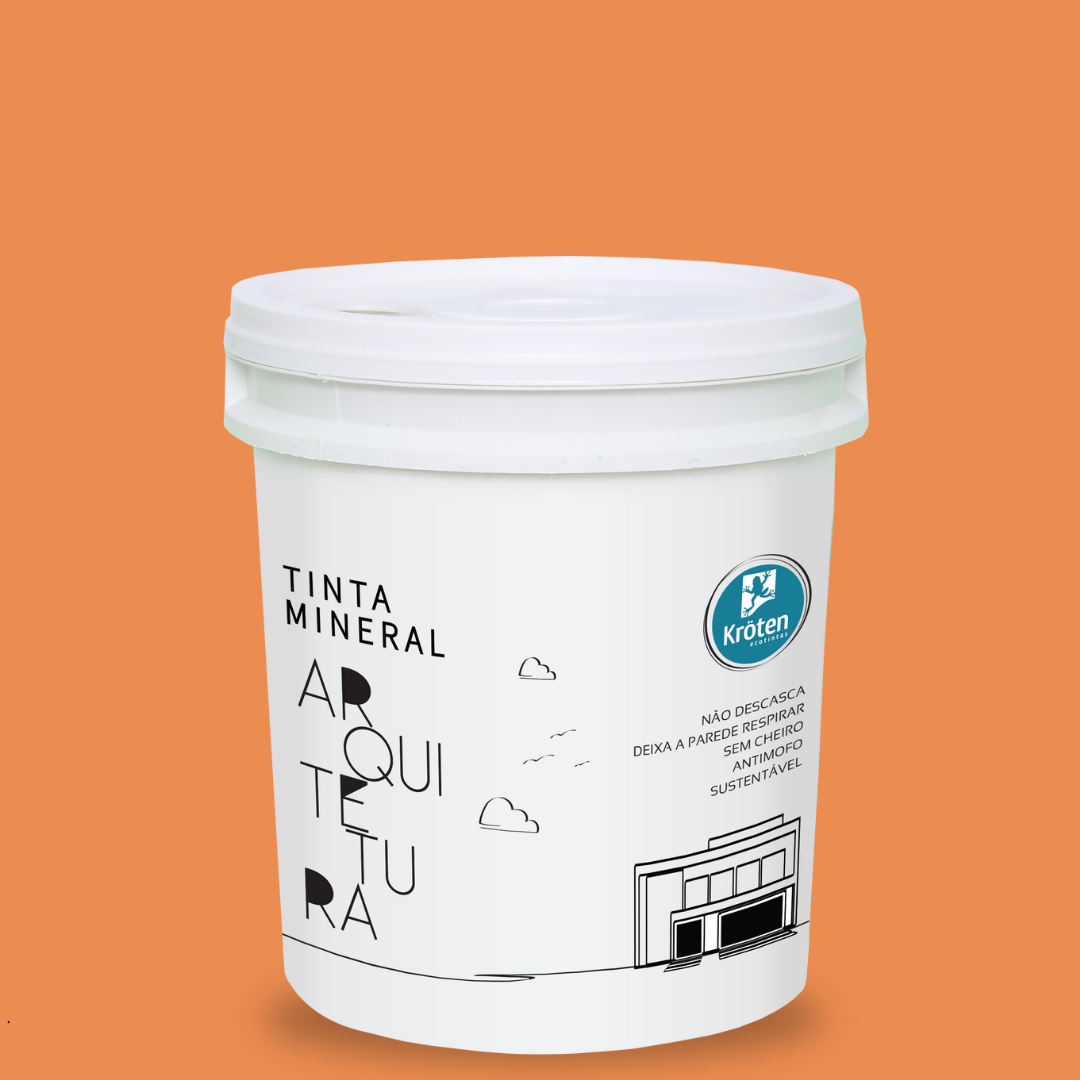 Tinta mineral Respirável para Parede Kröten- cor Argila
