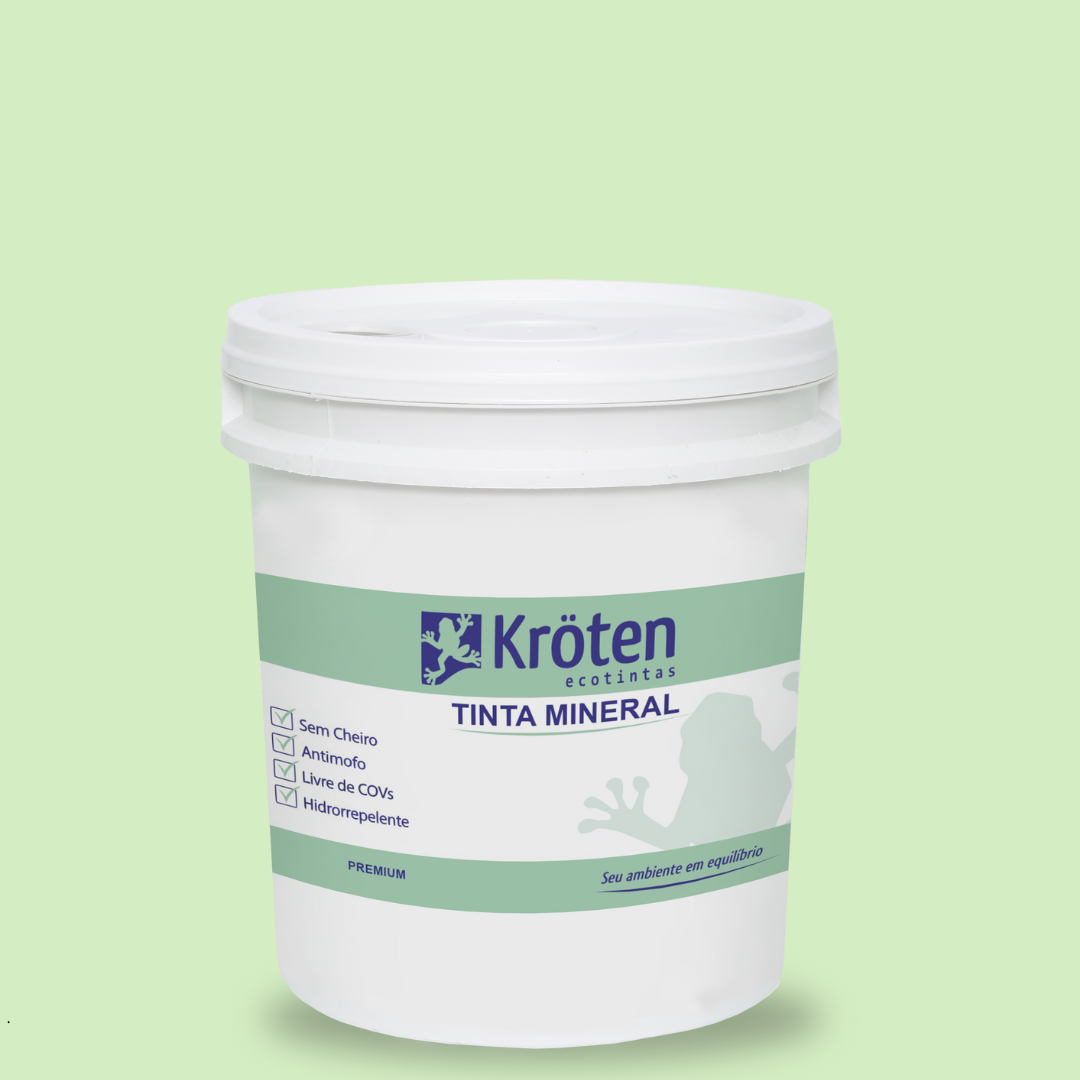 Tinta Mineral Respirável para Parede - Verde Oliveira